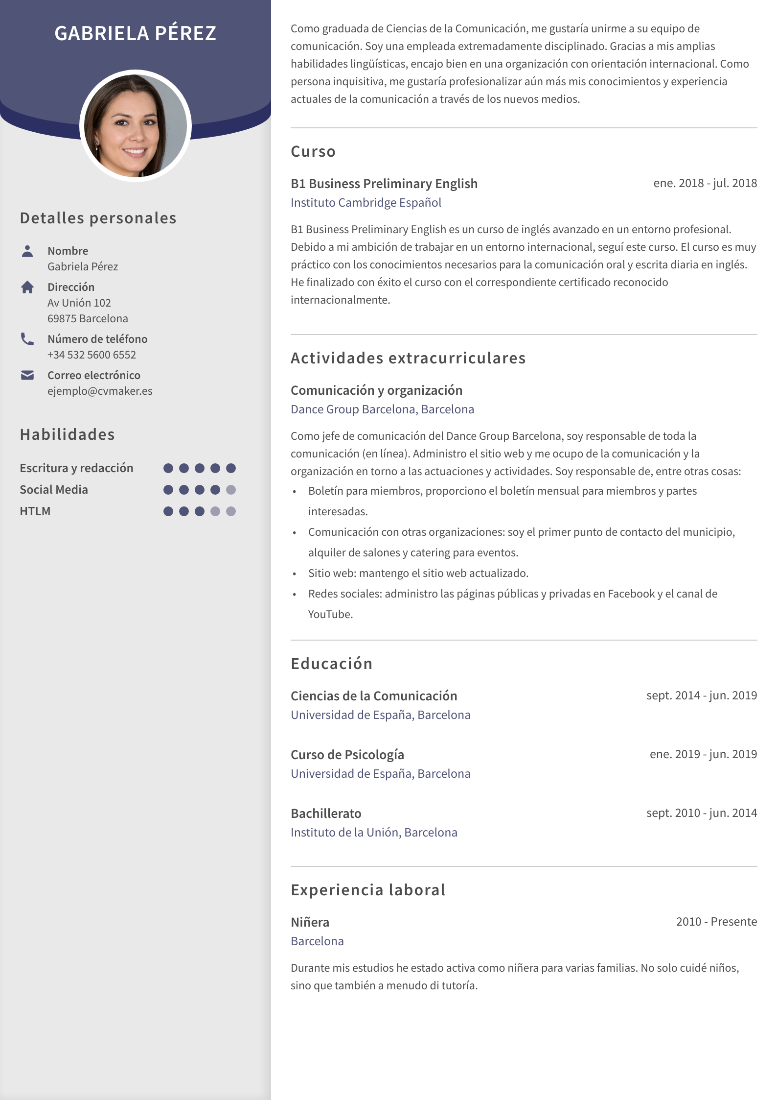 Formato De Currículum Que Destaque Las Habilidades Haz Que Tu